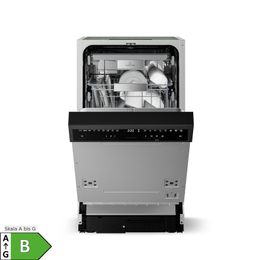 Klarstein Velaire Teilintegrierter Geschirrsp&uuml;ler Minimalistisch, Kompakt Energieeffizienzklasse B 45 cm