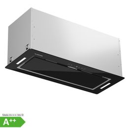 Klarstein Hektor Eco L&uuml;fterbaustein 60 cm 466 m&sup3;/h Touch Glas Schwarz