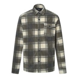 Regatta Frankie Herren Fleecehemd dunkelgr&uuml;n L - Herrenshirts, -hemden & -pullover