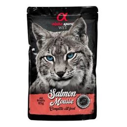 alpha spirit Cat Pouch Mousse 24x85g Lachs