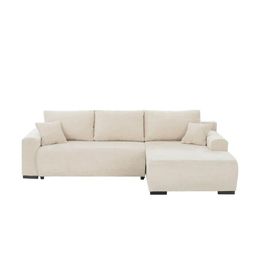 Smart Ecksofa mit Schlaffunktion Nelly beige Ma&szlig;e (cm): B: 270 H: 85 T: 185.0 &raquo; H&ouml;ffner