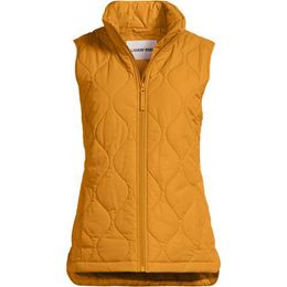 LANDS' END Isolierte Steppweste FeatherFree f&uuml;r Damen, Damen, size: regular, Gelb, Polyester, by Lands' End