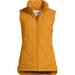 LANDS' END Isolierte Steppweste FeatherFree f&uuml;r Damen in Petite-Gr&ouml;&szlig;e, Damen, size: petite, Gelb, Polyester, by Lands' End