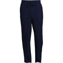 LANDS' END Flanell-Pyjamahose f&uuml;r Herren, Herren, size: regular, Blau, Baumwolle, by Lands' End