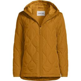LANDS' END Isolierte Steppjacke FeatherFree f&uuml;r Damen in Petite-Gr&ouml;&szlig;e, Damen, size: petite, Gelb, Polyester, by Lands' End