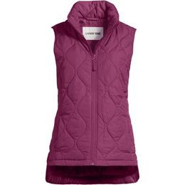 LANDS' END Isolierte Steppweste FeatherFree f&uuml;r Damen, Damen, size: regular, Rot, Polyester, by Lands' End