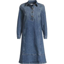 LANDS' END Soft Denim Jeanskleid f&uuml;r Damen in Plus-Gr&ouml;&szlig;e, Damen, size: plus, Blau, Baumwoll-Mischung, by Lands' End