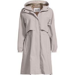 LANDS' END Verstaubarer wasserdichter Squall Regenmantel f&uuml;r Damen in Plus-Gr&ouml;&szlig;e, Damen, size: plus, Beige, Polyester, by Lands' End