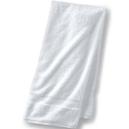 LANDS' END Supima Badelaken, Damen, size: regular, Wei&szlig;, Baumwolle, by Lands' End