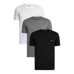 Hugo - "Triplet" T-Shirt f&uuml;r Herren (3er-Pack) (Schwarz/Grau/Wei&szlig;)