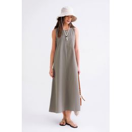 L&auml;ssiges Maxikleid mit Taschen