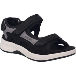 Josef Seibel Damen Sandale Estelle 02 in schwarz-grau