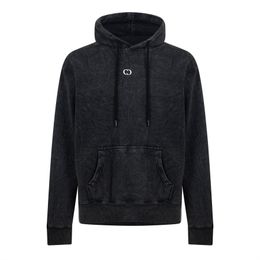 Criminal Damage - Kapuzenpullover f&uuml;r Herren, Gewaschen (Schw&auml;rze)