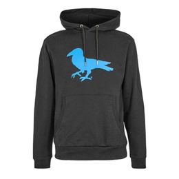 Modern Amusement - "Sentimental Robin" Kapuzenpullover f&uuml;r Herren/Damen Unisex (Samtschwarz)