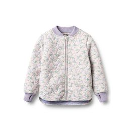 Wheat Jungen Allwetterjacke "Wheat Thermo Jacket Loui"lila light petunias, Gr. 110, mehrfarbig, 100% Polyester, Jacken, reflektierend