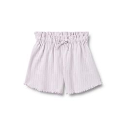 Wheat M&auml;dchen Shorts "Wheat Shorts Ina"lila light, Gr. 128, unifarben, 100% Baumwolle, Hosen