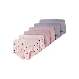 name it M&auml;dchen Hipster "NKFHIPSTER 6P BUTTERCREAM FLORAL NOOS", Gr. 92ballerina, Jersey, Obermaterial: 95% Baumwolle, 5% Elasthan, bedruckt,