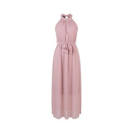 CLOUD 5IVE Damen A-Linien-Kleid "CLOUD 5IVE Maxi Dress"rose, Gr. L, unifarben, 100% Polyester, Kleider