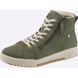 Rieker Damen Stiefelette, Gr. 38schilf, Glattleder, Schuhe