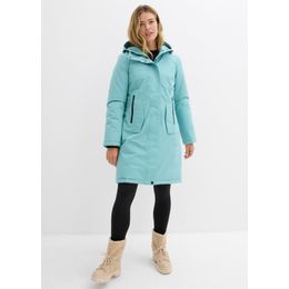 bonprix Wasserabweisender Funktions-Mantel, gr&uuml;n, Gr.40, bequeme Funktions-Jacke