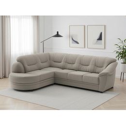 Sit & More Ecksofa SIT & MORE, B:267cm H:90cm T:206cmstone, Wohnzimmer, Sofas, "Savona", mit Federkern, optional mit Schlaffunktion