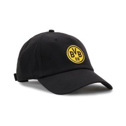 Puma Herren Baseball Cap "BVB ESS CAP"Puma schwarz, faster gelb, unifarben, Obermaterial: 100% Baumwolle, Caps, sportlicher Stil