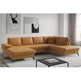 Sit & More Wohnlandschaft SIT & MORE, B:300cm H:83cm T:202cmcurry, Sofas, "Morris Jubi, Breite 300 cm", mit Armteilfunktion, optional mit Schlaffunktion
