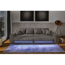 Jockenh&ouml;fer Big-Sofa, B:294cm T:136cmhellgrau 415, 19, JOCKENH&Ouml;FER GRUPPE, Korpus: 100% Polyester;Kissen: 100% Polyester, Sofas, "Lumina, XXL, B: 294 cm, mit