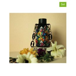 Yoko Design 2tlg. Geschenk-Set "Hawai" in Schwarz/ Bunt - 41% | Damen-outdoor-ausruestung