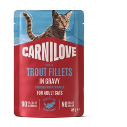 Carnilove Cat Pouch Gravy - Trout 24x85g