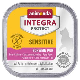 animonda Integra Protect Sensitive Schwein pur Katzen-Nassfutter getreidefrei 16x100g