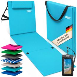 Detex Strandmatte T&uuml;rkis 158x56x46cm gepolstert