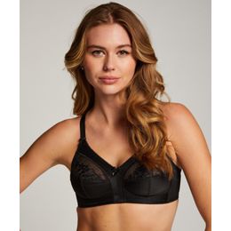 Hunkem&ouml;ller HUNKEM&Ouml;LLER Damen B&uuml;gelloser BH "Sara Non-padded Non-underwired Bra", Gr. 80schwarz, 62% Polyamid, 32% Polyester, 6% Elasthan, BHs