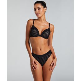 Hunkem&ouml;ller HUNKEM&Ouml;LLER Damen Hipster "Brazilian Pia", Gr. Lschwarz, 88% Polyamid, 12% Elasthan, Unterhosen