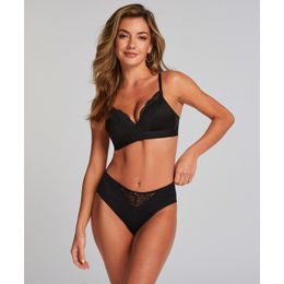 Hunkem&ouml;ller HUNKEM&Ouml;LLER Damen Slip "Sophie high knickers", Gr. XXLschwarz, 59% Polyester, 31% Polyamid, 10% Elasthan, Unterhosen