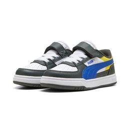 Puma M&auml;dchen Sneaker "CAVEN III BLOCK AC+ PS", Gr. 28shadow gray, royal sapphire, Puma wei&szlig;, Synthetik, unifarben, Schuhe, mit sportlichem Stil, mit