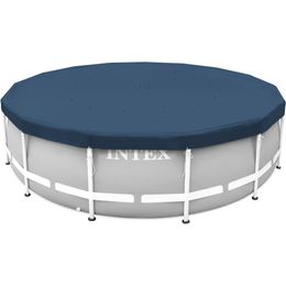 Pool-Abdeckplane Intex, blau, Polyethylen (PE), Planen, "Deluxe", &Oslash; 457 cm