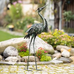 Metallvogel "Reiher"