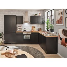 K&uuml;chenblock mit E-Ger&auml;ten JAZZ 8 (Ecke-K&uuml;hlschrank-Apotheker) II