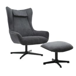 Salesfever Sessel mit Hocker 367841