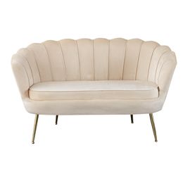 Salesfever Muschelsofa 2-Sitzer BANDUNG