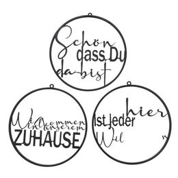 Boltze Schild Schriftzug WILLKOMMEN