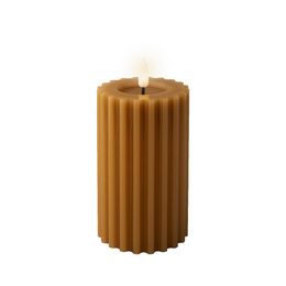 Kaemingk LED Echtwachskerze STRIPE