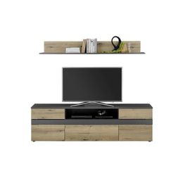 HBZ-MEBLE Lowboard mit Wandboard CORK