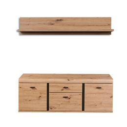 Lowboard mit Wandboard KRETA