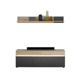 HBZ-MEBLE Lowboard mit Wandboard DUBLIN