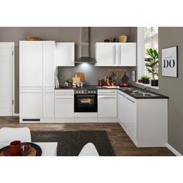 K&uuml;chenblock mit E-Ger&auml;ten JAZZ 8 (Ecke-K&uuml;hlschrank-Apotheker) I