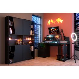 Parisot Gamertisch mit 2 Regalen GAMING 1