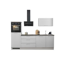 K&uuml;chenblock mit E-Ger&auml;ten HASTINGS (Zeile-Hochschrank) I