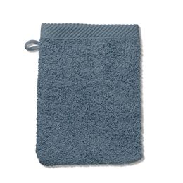 Kela Waschhandschuh rauchblau LADESSA